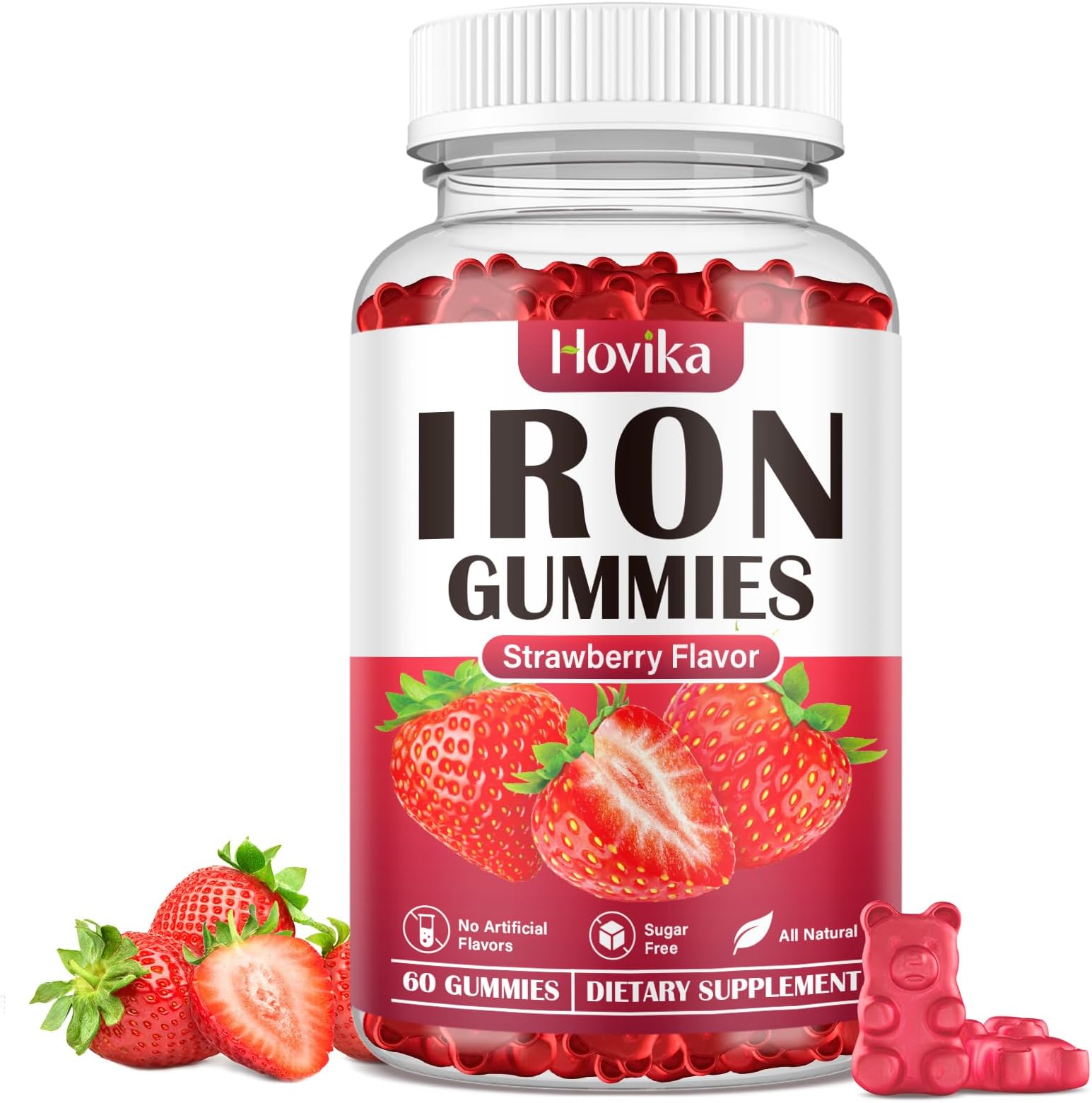 Amazon.com: Droppels Iron Gummies, 18mg – Plant-Based, Vegan Iron ...