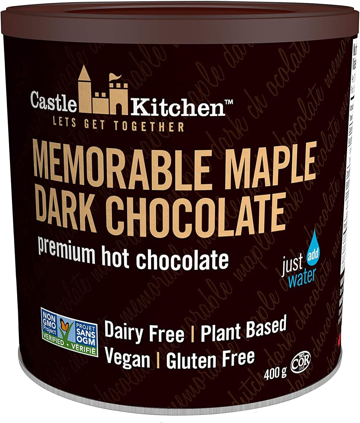 Amazon.com : Castle Kitchen Maple Flavored Dark Chocolate Premium Hot ...