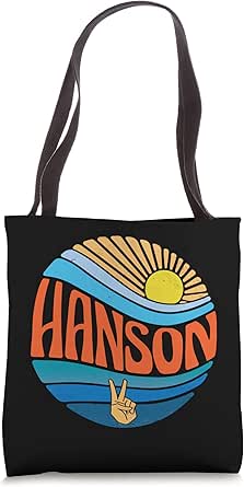 Amazon.com: Hanson Shirt Vintage Sunset Hanson Groovy Tie Dye Tote Bag ...