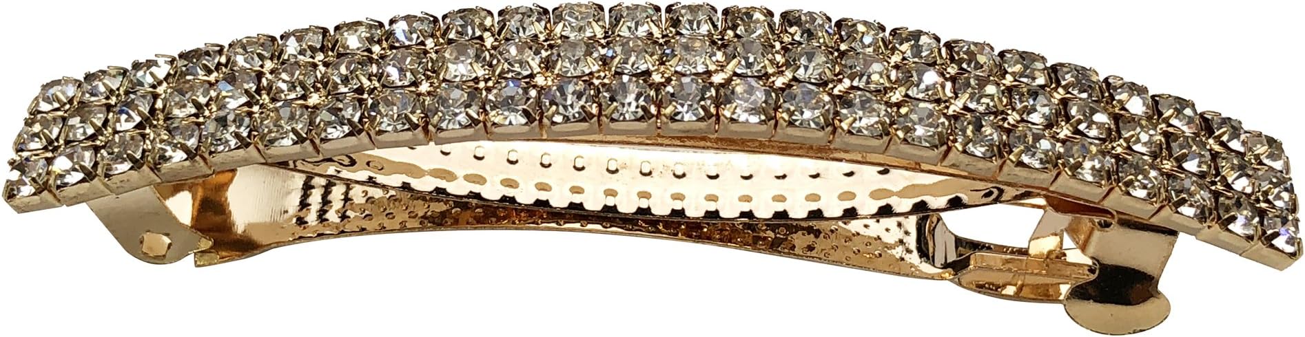 Amazon.com : Ahoney 4 Pieces Rhinestone Hair Clips Small Hair Barrettes ...