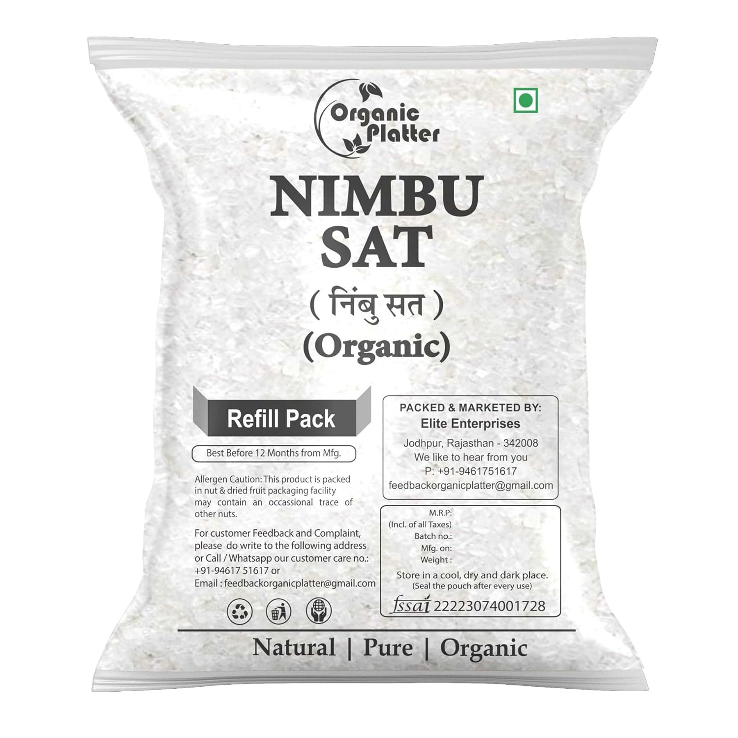 Citric Acid, Nimbu Sat used For Kitchen Essentials (Food and Bakery ...