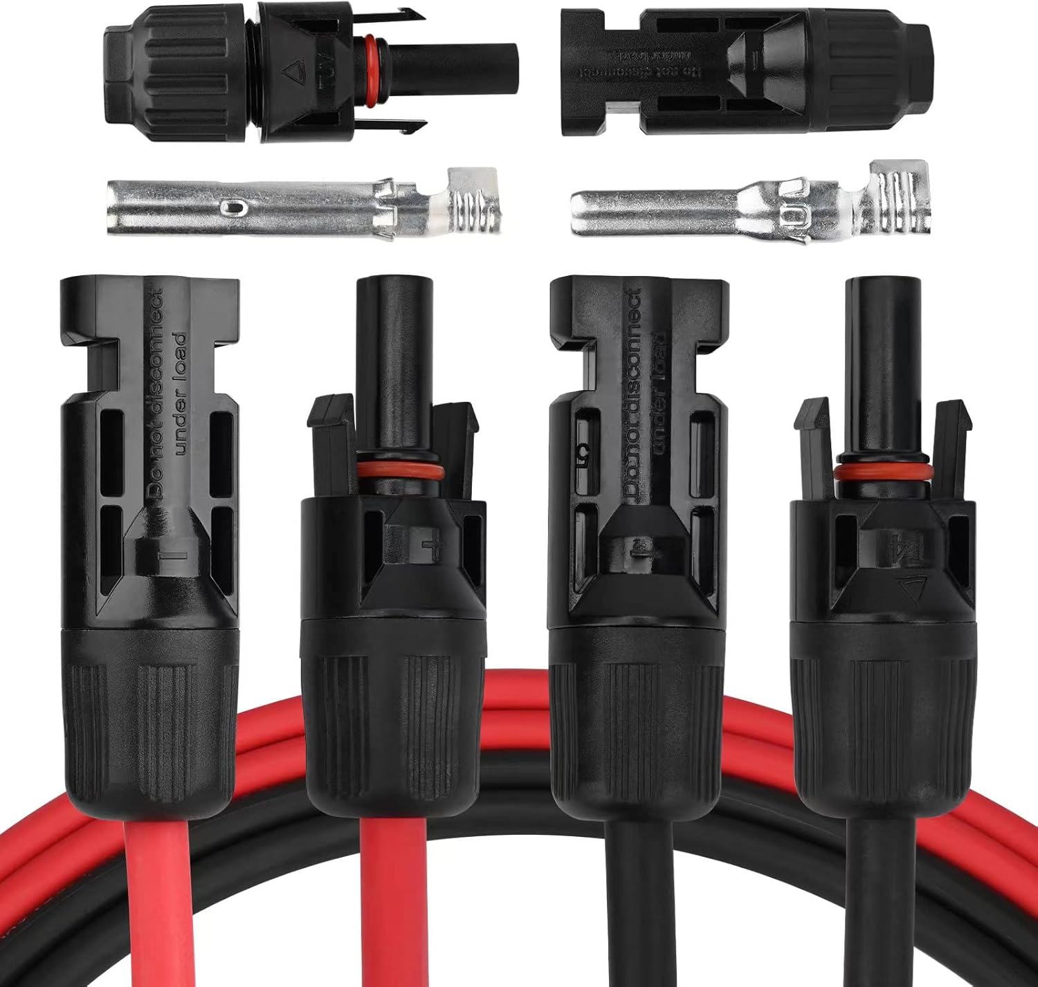 Amazon.com: Cenyb 12AWG Solar Extension Panel Cable with Male and ...
