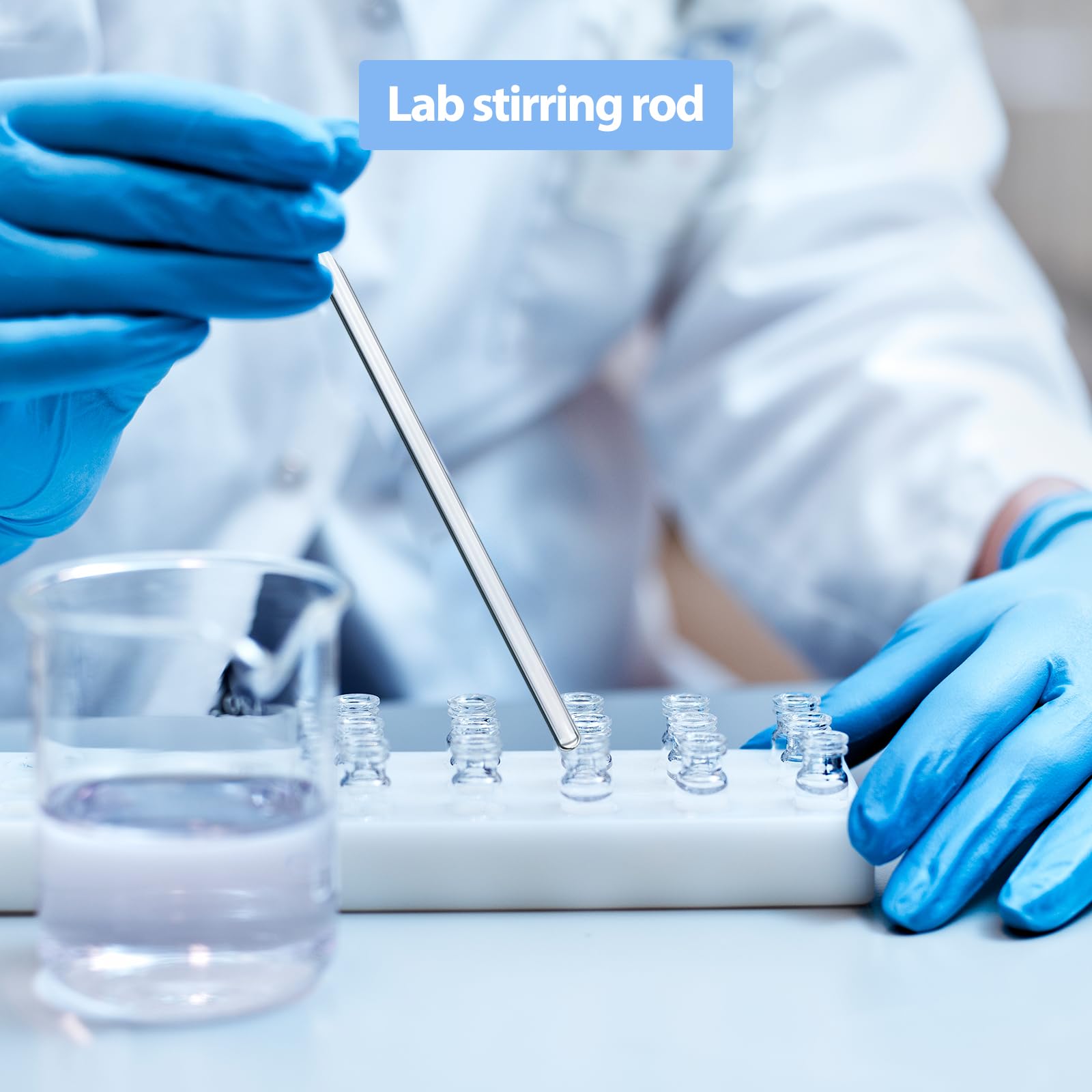 Snapklik.com : 15 Pack Glass Stirring Rods: 5mm Diameter