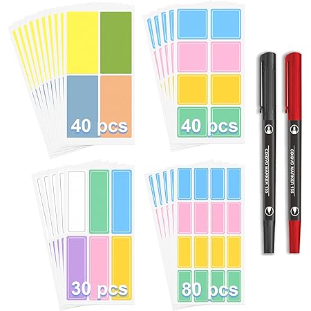 Amazon.com: Jokari Label Erasable Food Labels with Markers, 70 Assorted ...