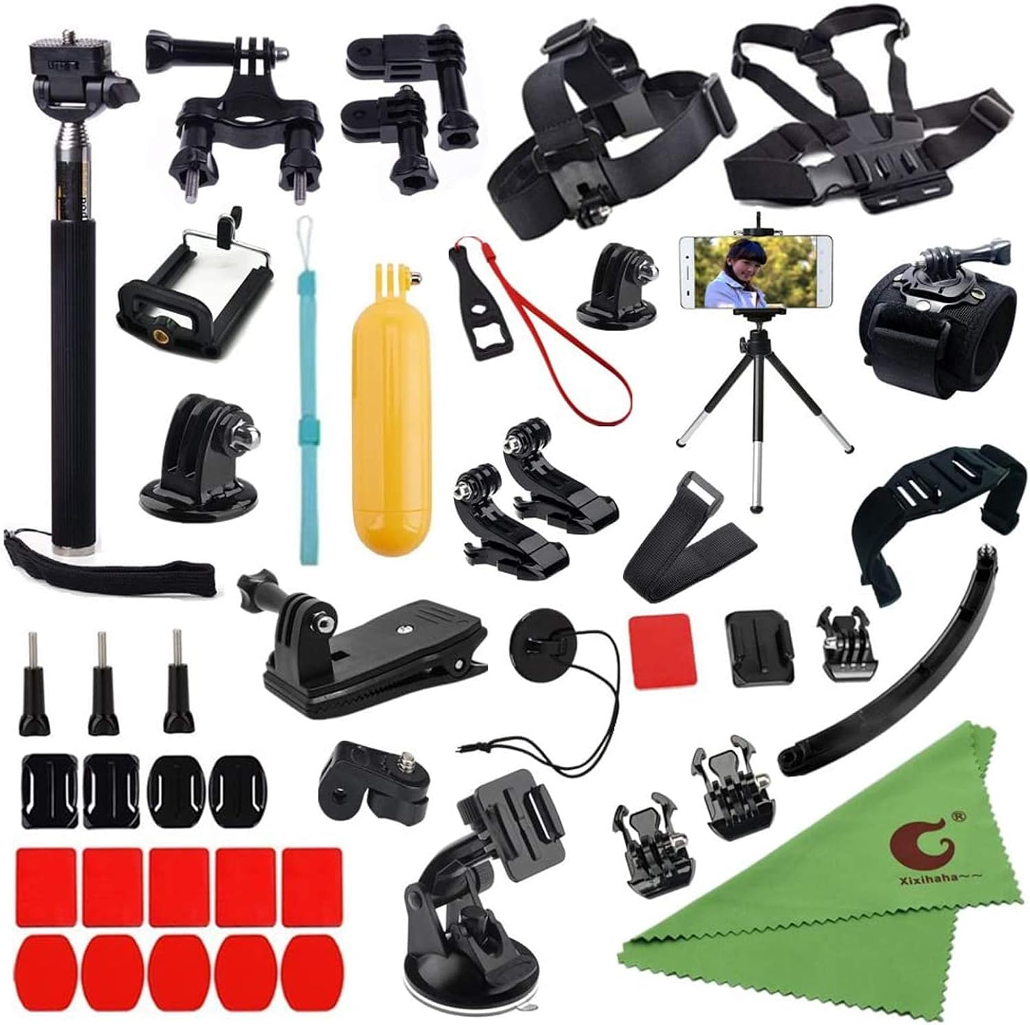 Amazon.com : Xixihaha 45-in-1 Camera Accessories Bundle Attachments Kit ...