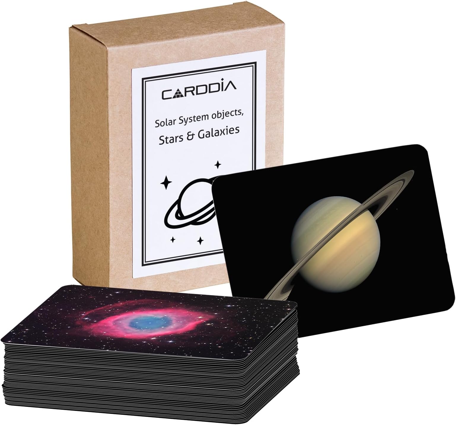 Amazon.com: Richardy 17Pcs Flash Cards and 1Pcs Poster Space Solar ...