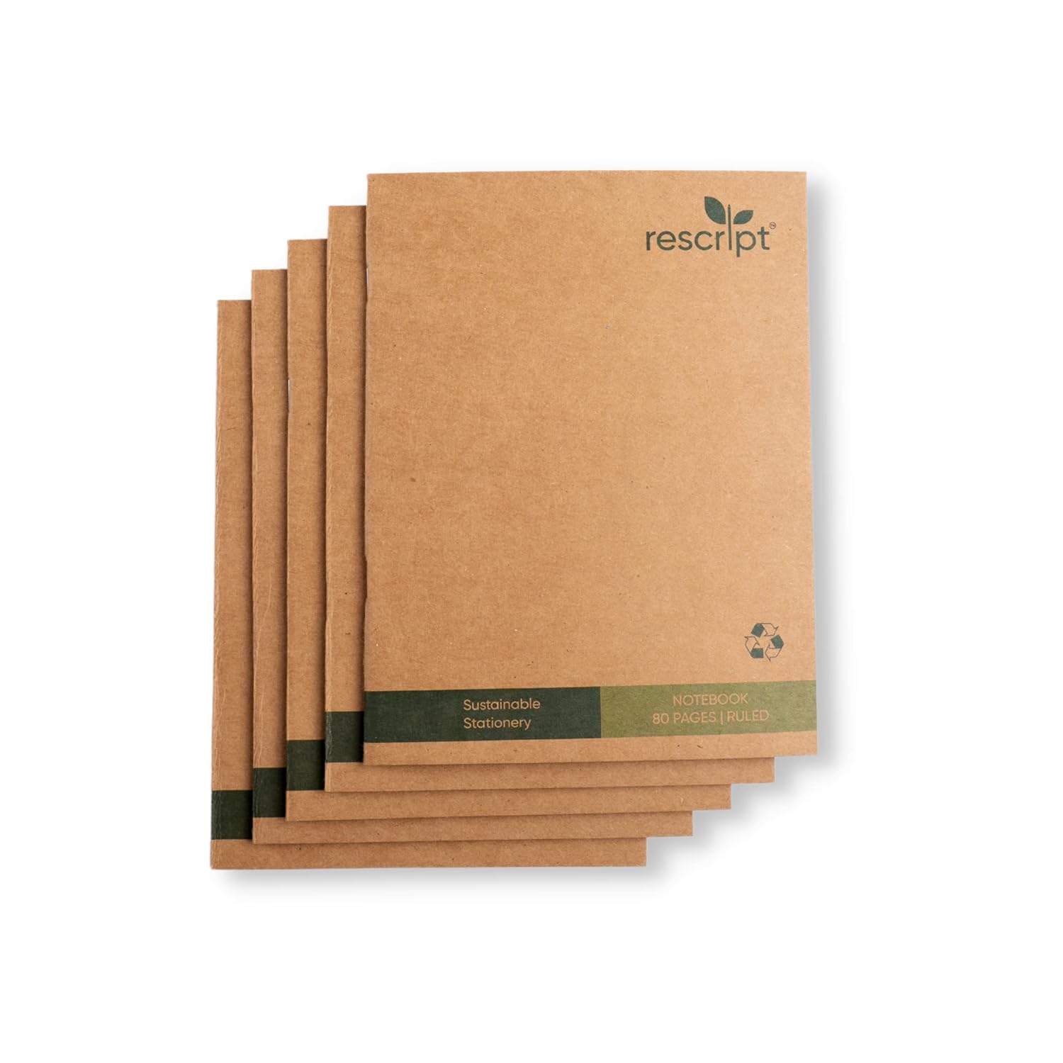 rescript King Size 80 Pages Ruled Notebook | Pack of 6 | Eco-Friendly ...