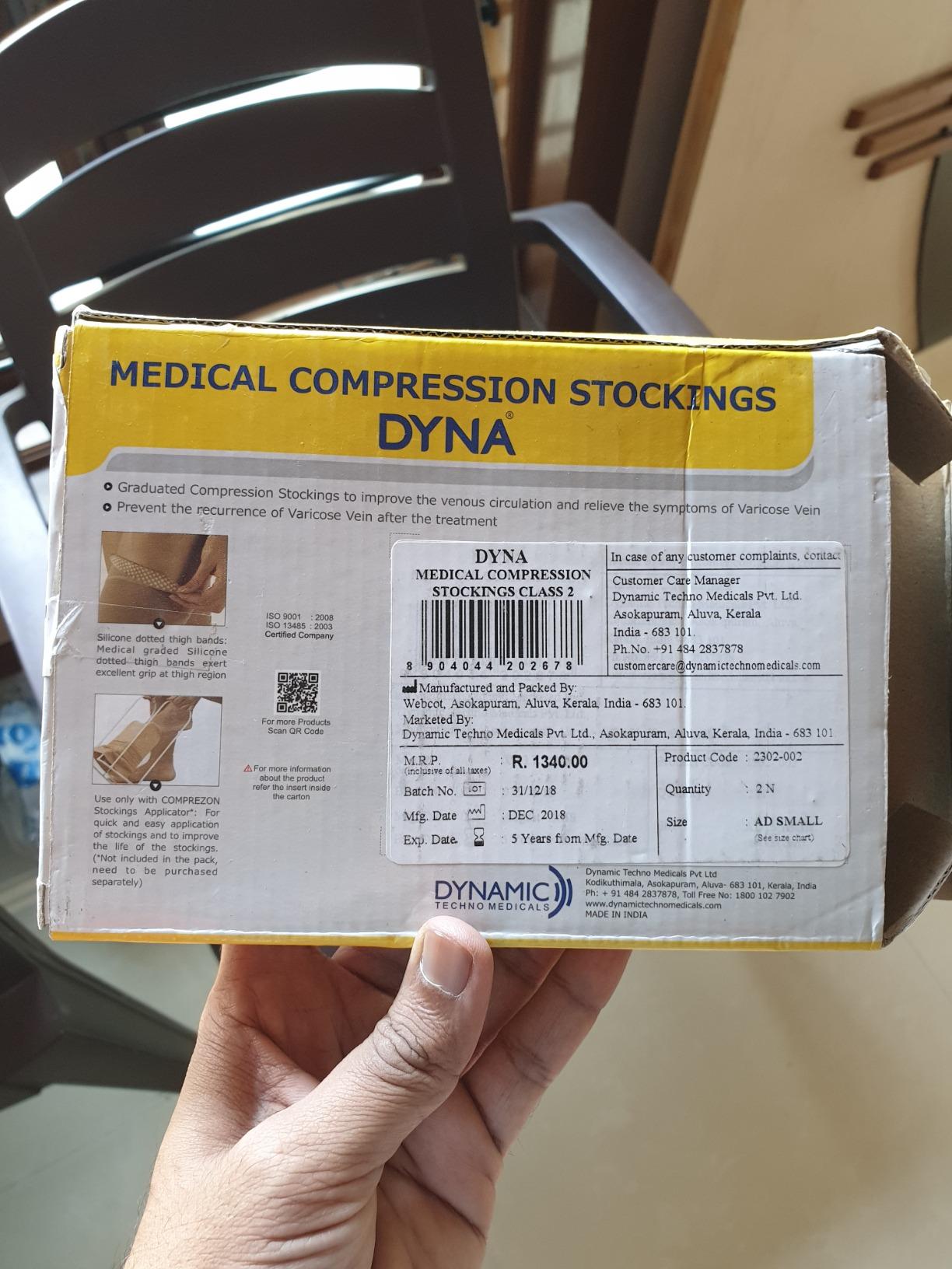 Dyna Medical Compression Stockings for Varicose Vein ! With Graduated ...