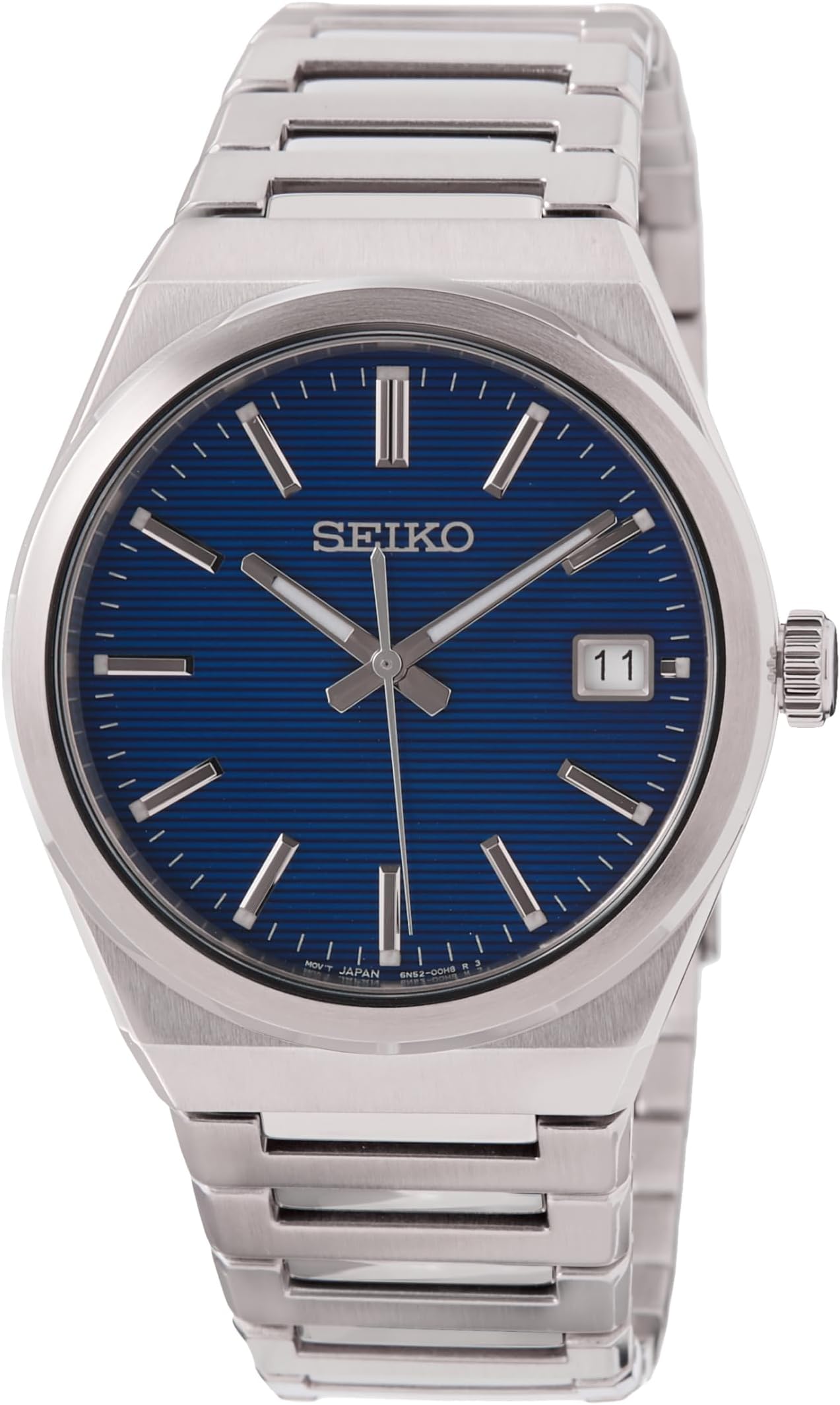 Seiko Dress Chronograph Men's Watch SUR555P1, Silver: Buy Online at ...
