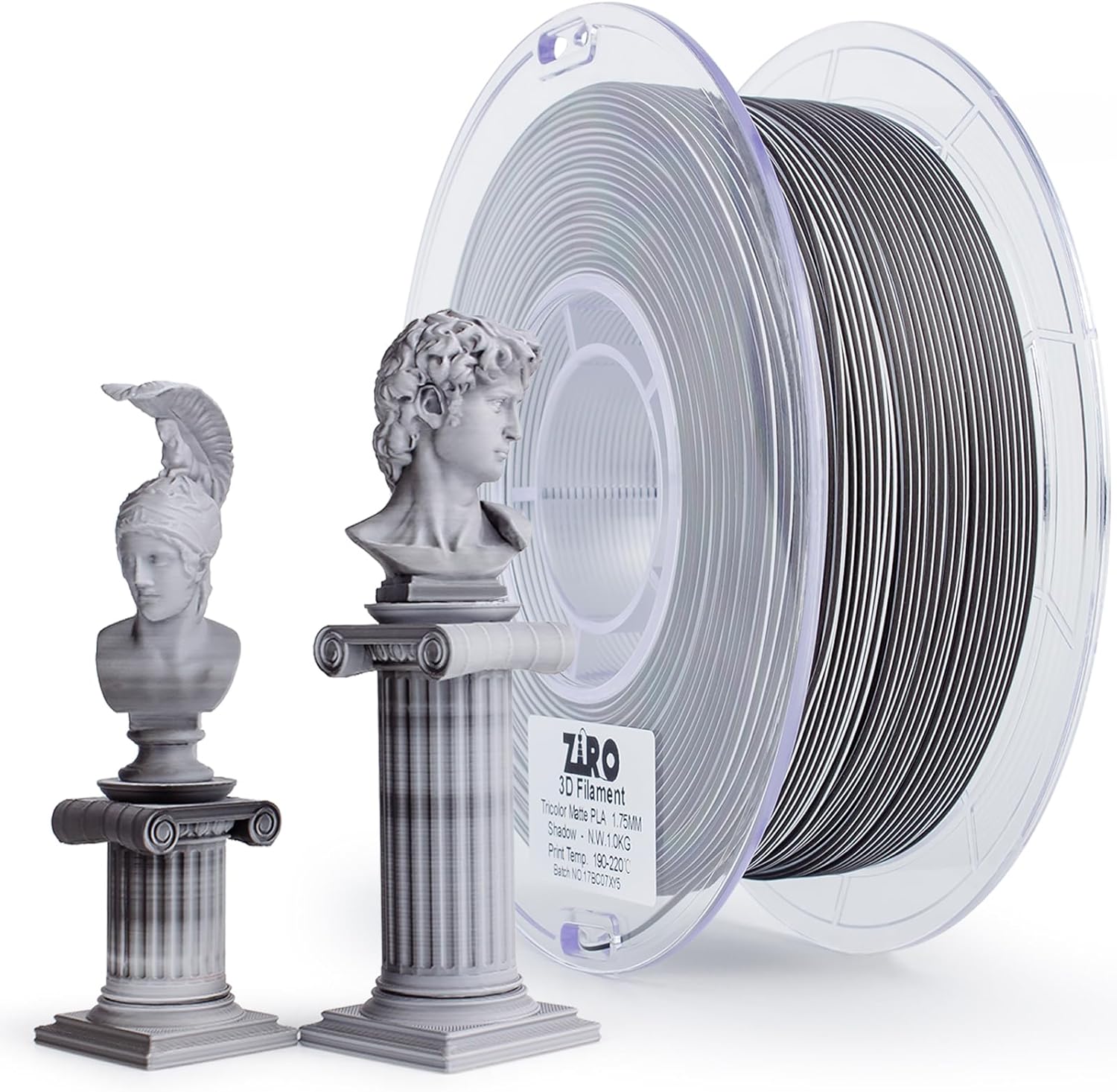 ZIRO 3D Printer Filament, Color Change Filament 1.75mm, Magic Color ...