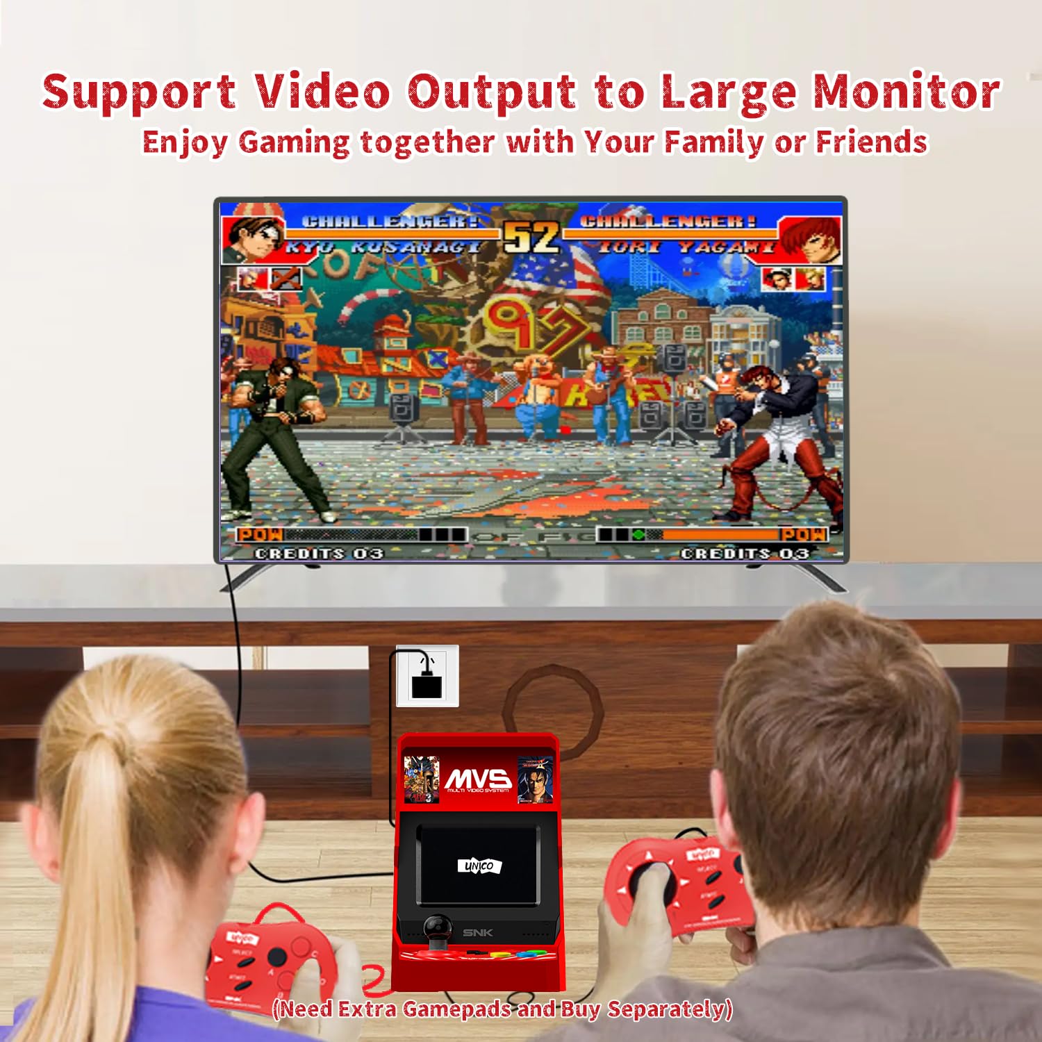 Snapklik.com : SNK MVS Mini Home Arcade Machine, 45 Pre-Loaded Classic ...