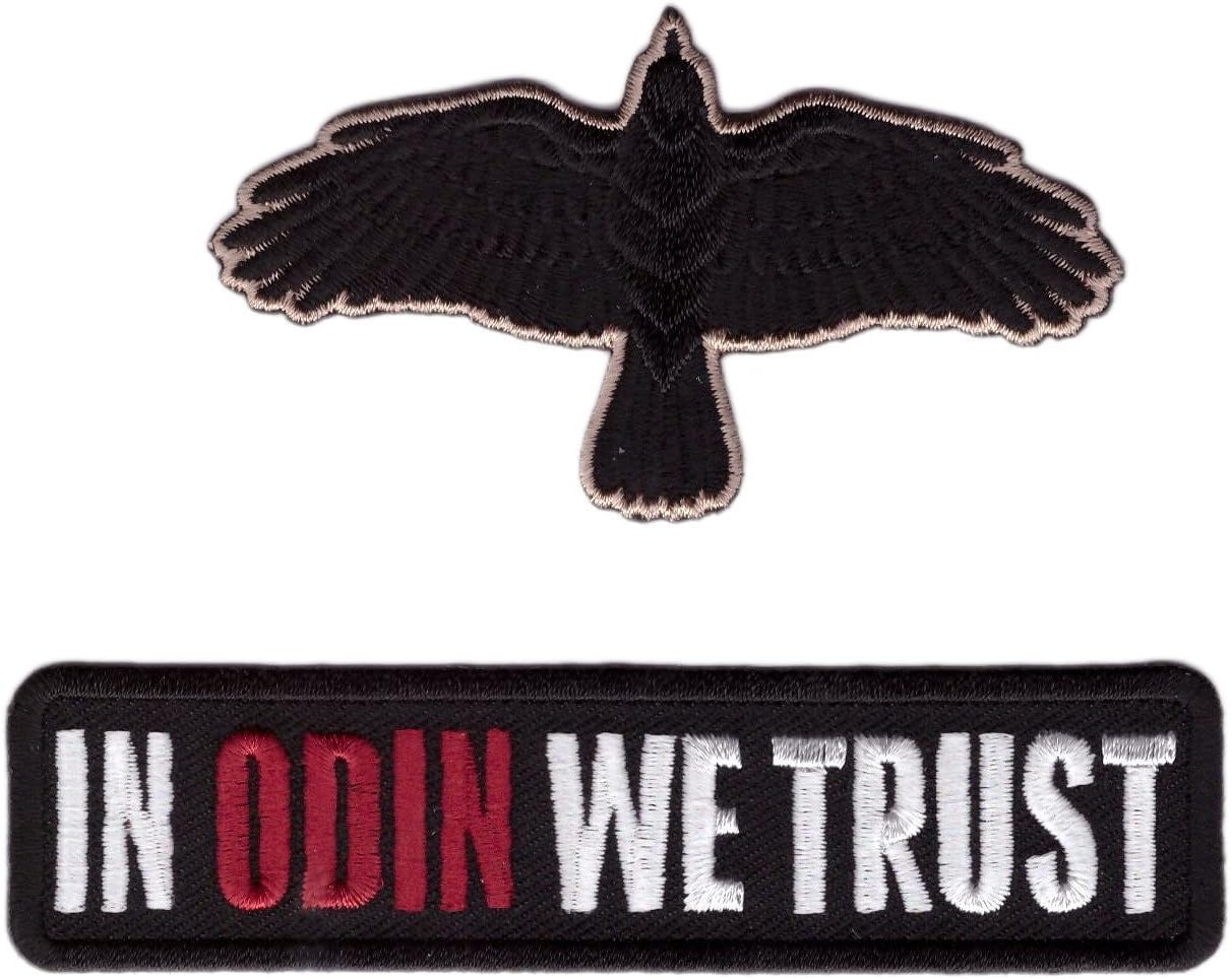 Titan One Europe Hook Fastener Black Odin Raven Flying Crow Vikings ...