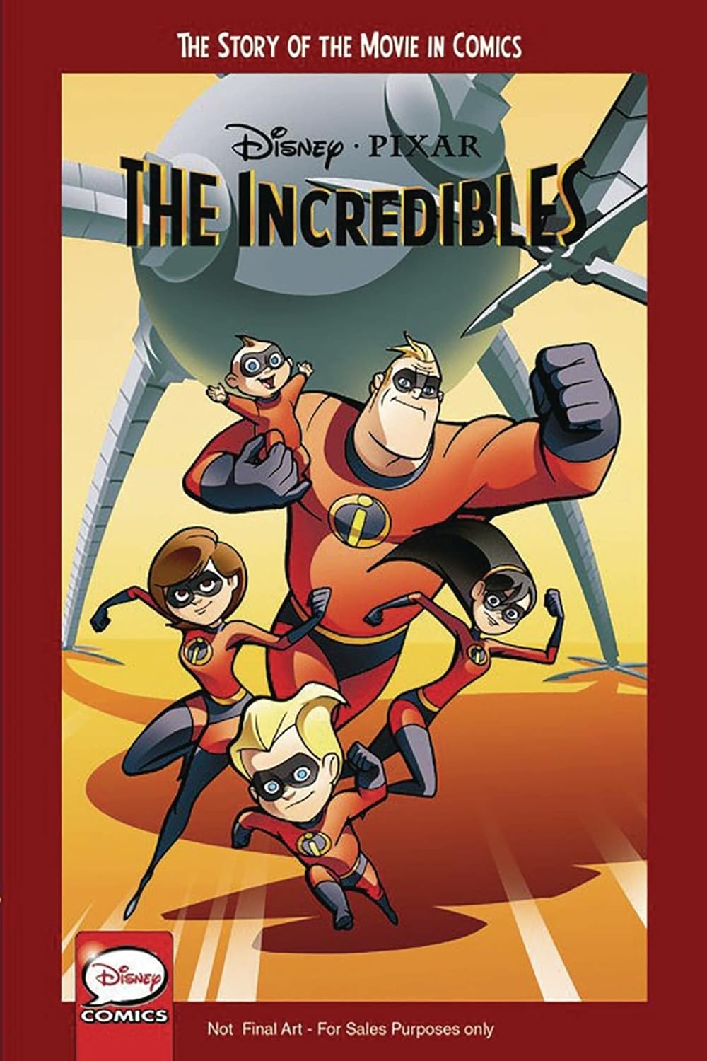 Disney/Pixar The Incredibles: The Story of the Movie in Comics: Disney ...
