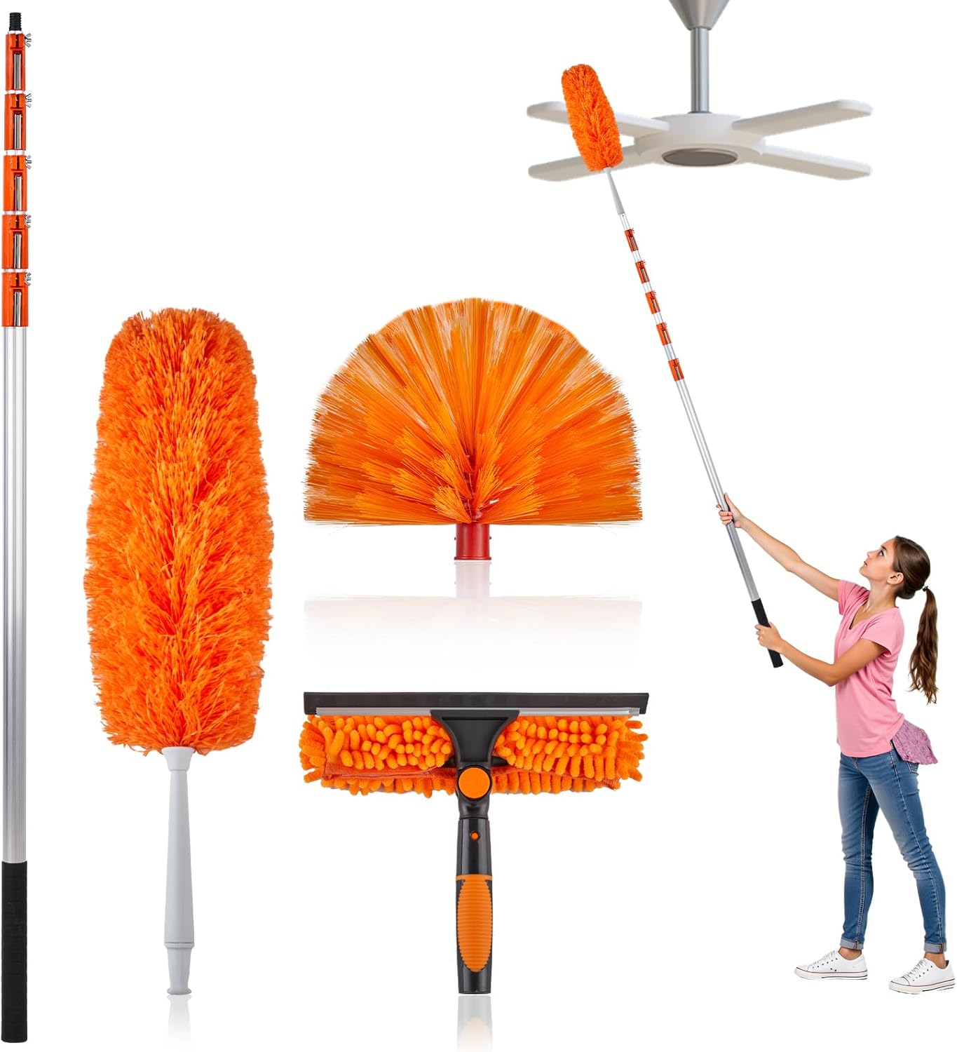 Amazon.com: Outvita 4-30FT High Reach Duster Kit with Aluminum ...