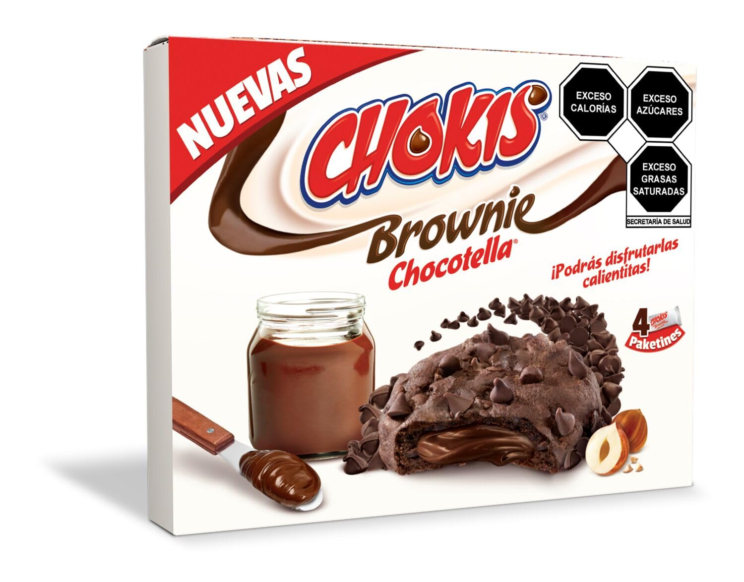 Chokis Brownie Chocotella Galletas, 192g : Amazon.com.mx: Alimentos y ...