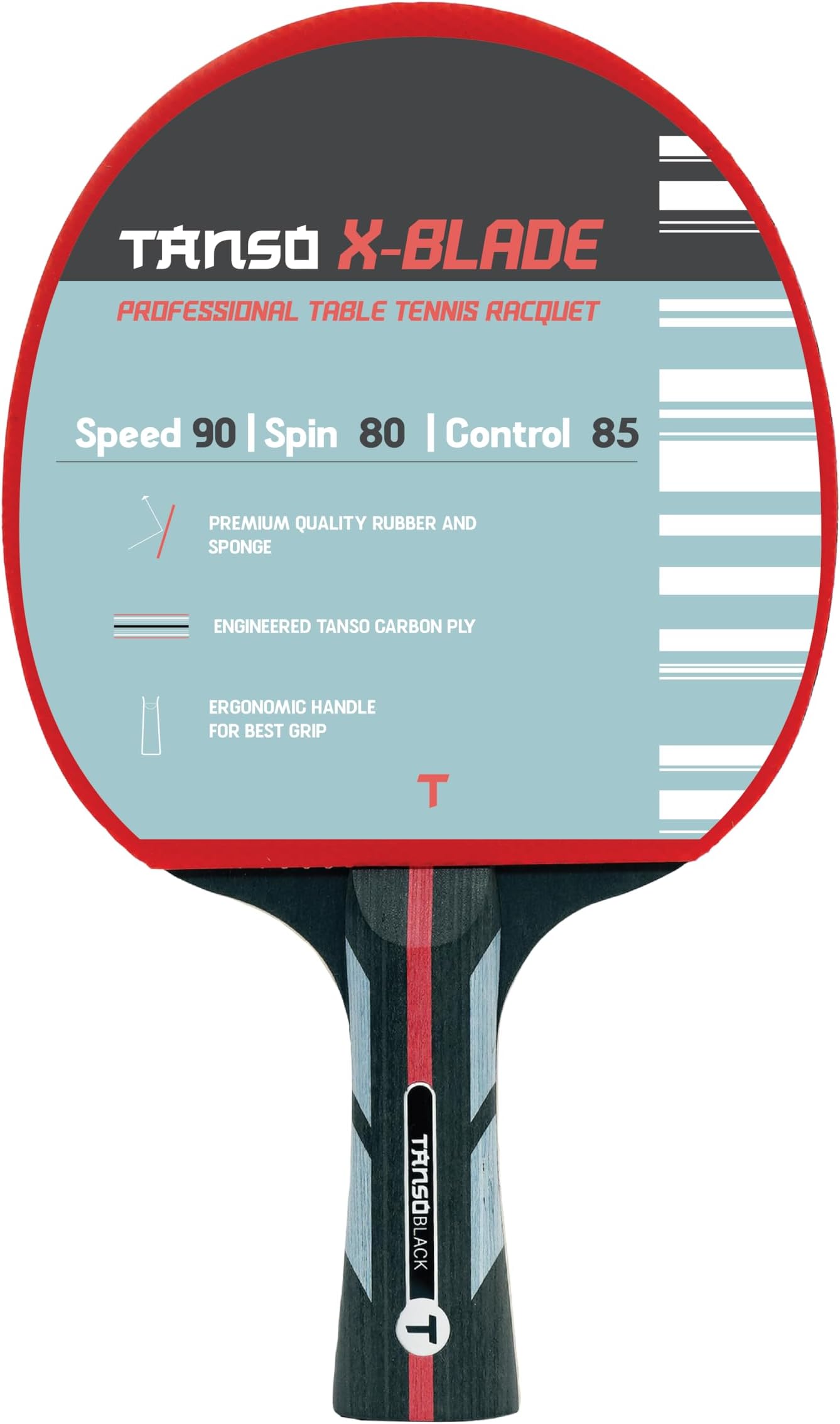 GKI Euro XX Wooden Table Tennis Racquet : Amazon.in: Sports, Fitness ...