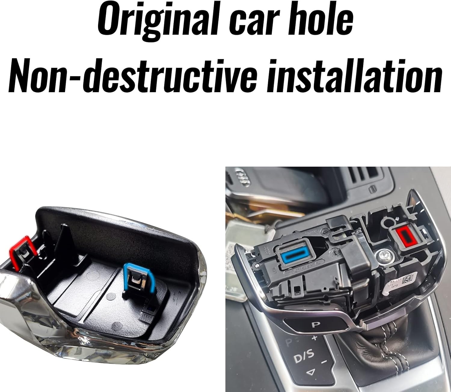 Buy Dimeani fit for 2022 Audi Q5 Gear Shift Knob, Artificial Crystal ...