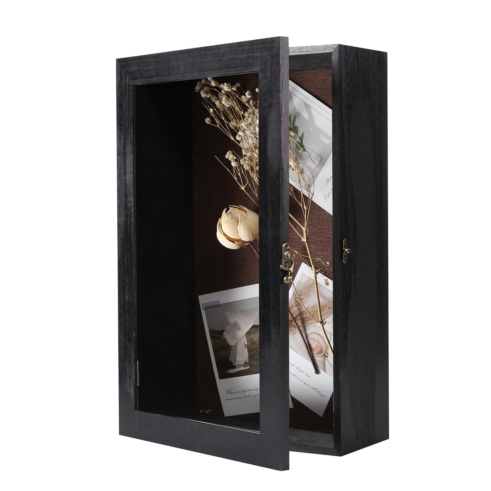 Amazon.com - 11x17 Extra Deep Shadow Box Frame with Linen Back - Sturdy ...