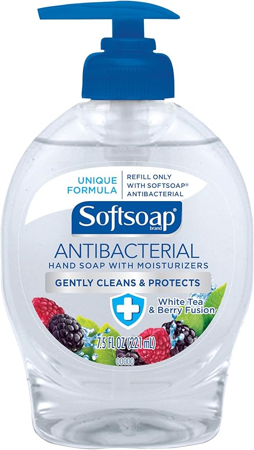 Amazon.com: Softsoap Antibacterial Liquid Hand Soap, White Tea and ...
