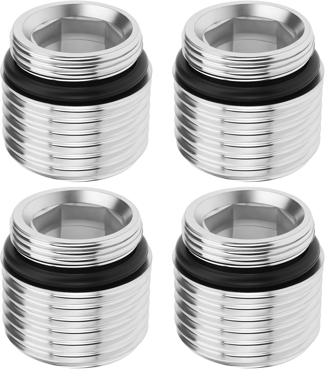 Create idea 4Pcs M18x1.0mm To 1/2 Faucet Adapter Thread Connector for ...