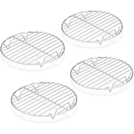Amazon.com: TeamFar Round Cooling Rack Set of 2, 7½ Inch Round Rack ...