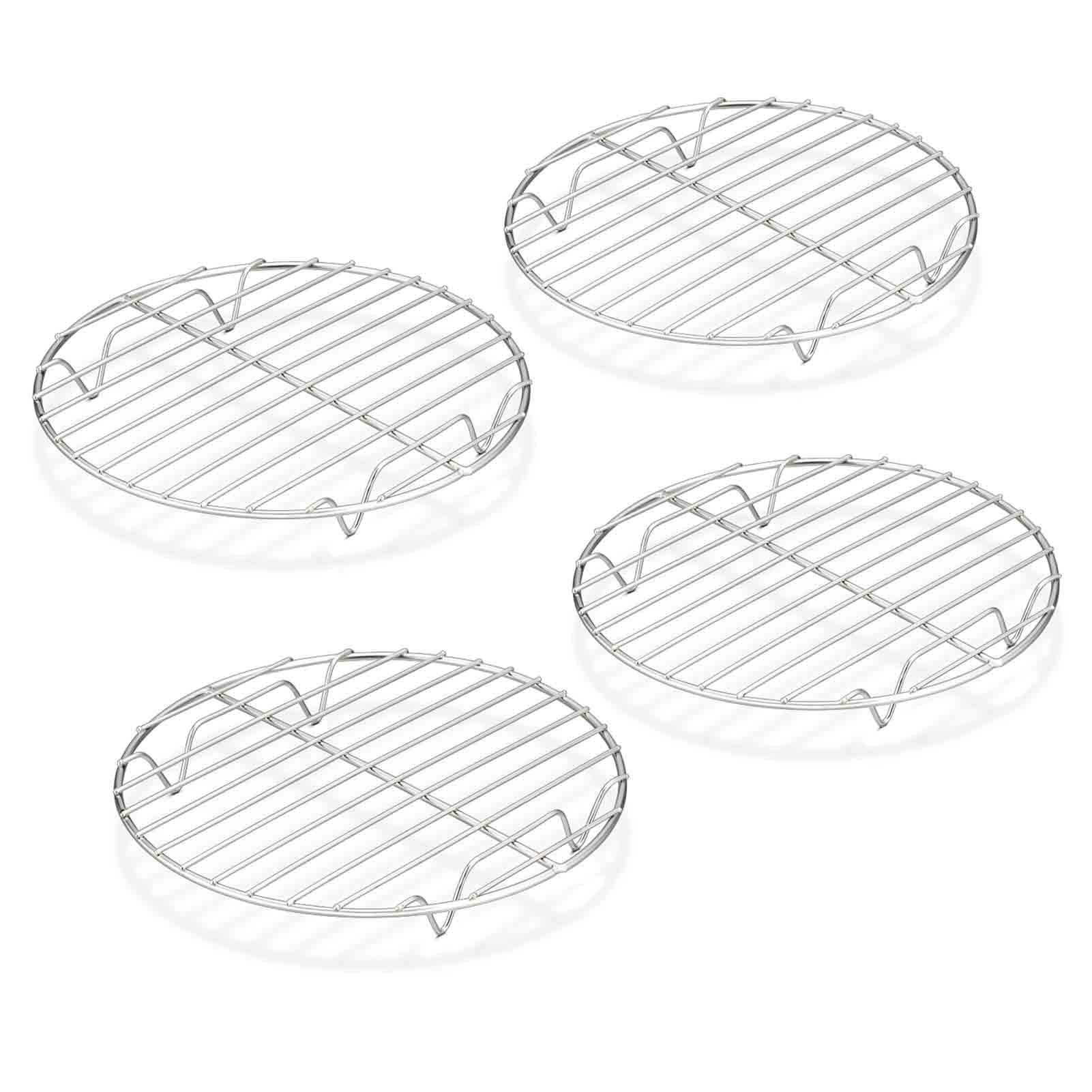 Amazon.com: TeamFar Round Cooling Rack Set of 4, 7½ Inch Round Baking ...