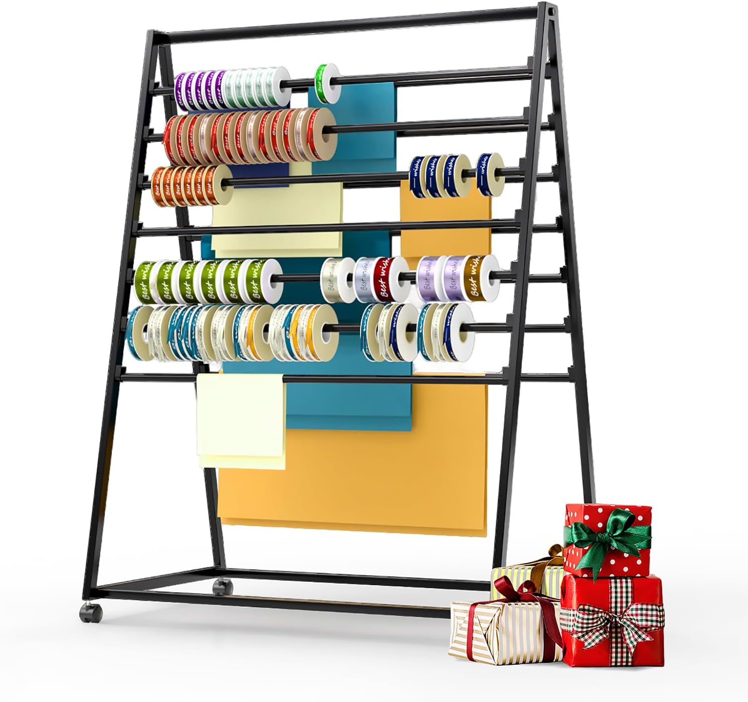 Amazon.com: FWTXZTER 15 Tier Ribbon Organizer, 31.4in Double-Sided ...
