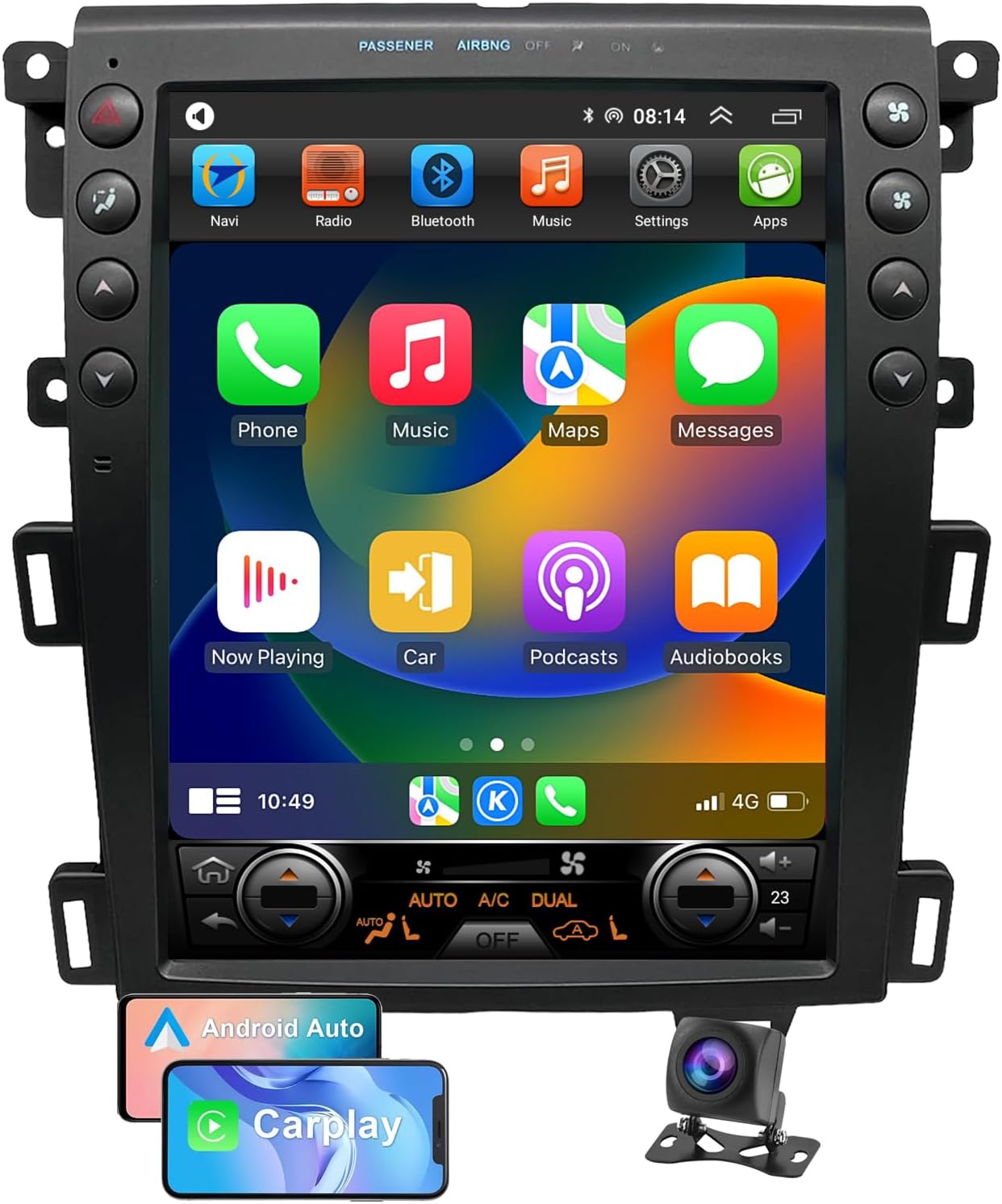 Amazon.com: Android 14 Radio for Ford Edge 2011-2014 12.1-Inch Tesla ...