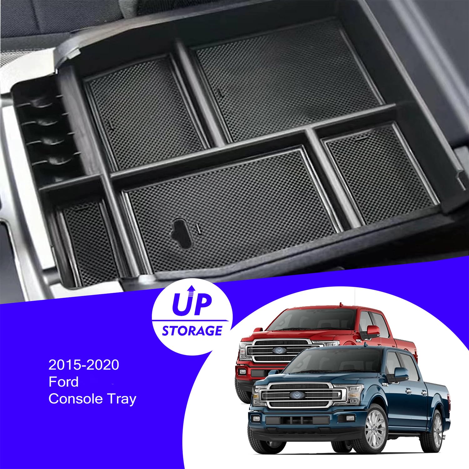 Snapklik.com : 2020 F150 Dashboard Storage Box Organizer Tray For 2015 ...