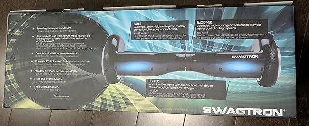 Amazon.com: Swagtron Swagboard Pro T1 UL 2272 Certified Hoverboard ...