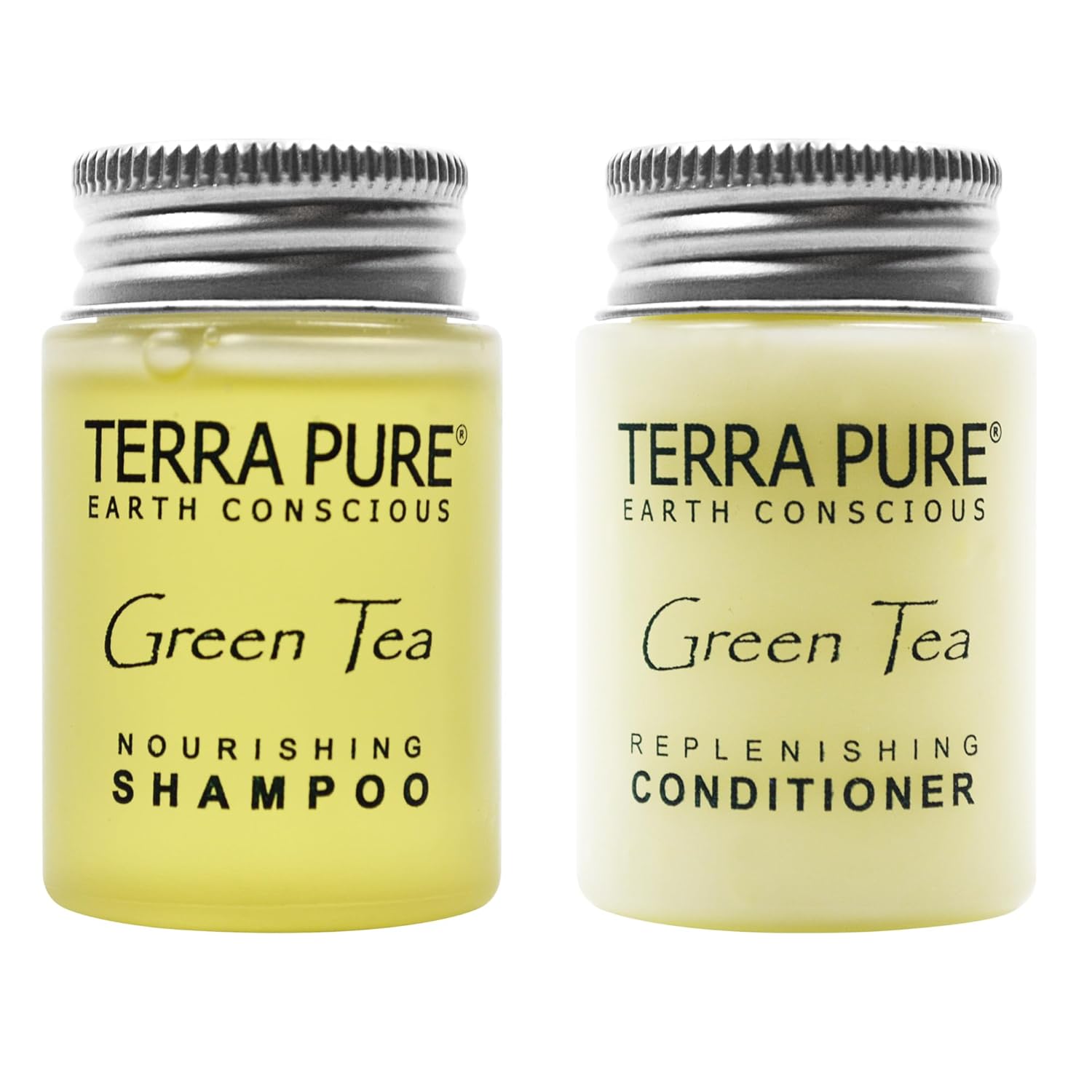 Amazon.com: Terra Pure Shampoo and Conditioner, Travel Size Hotel ...