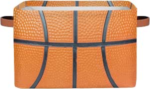 Amazon.com: Basketball Bin, Large Toys Storage Cube Box With Handles ...