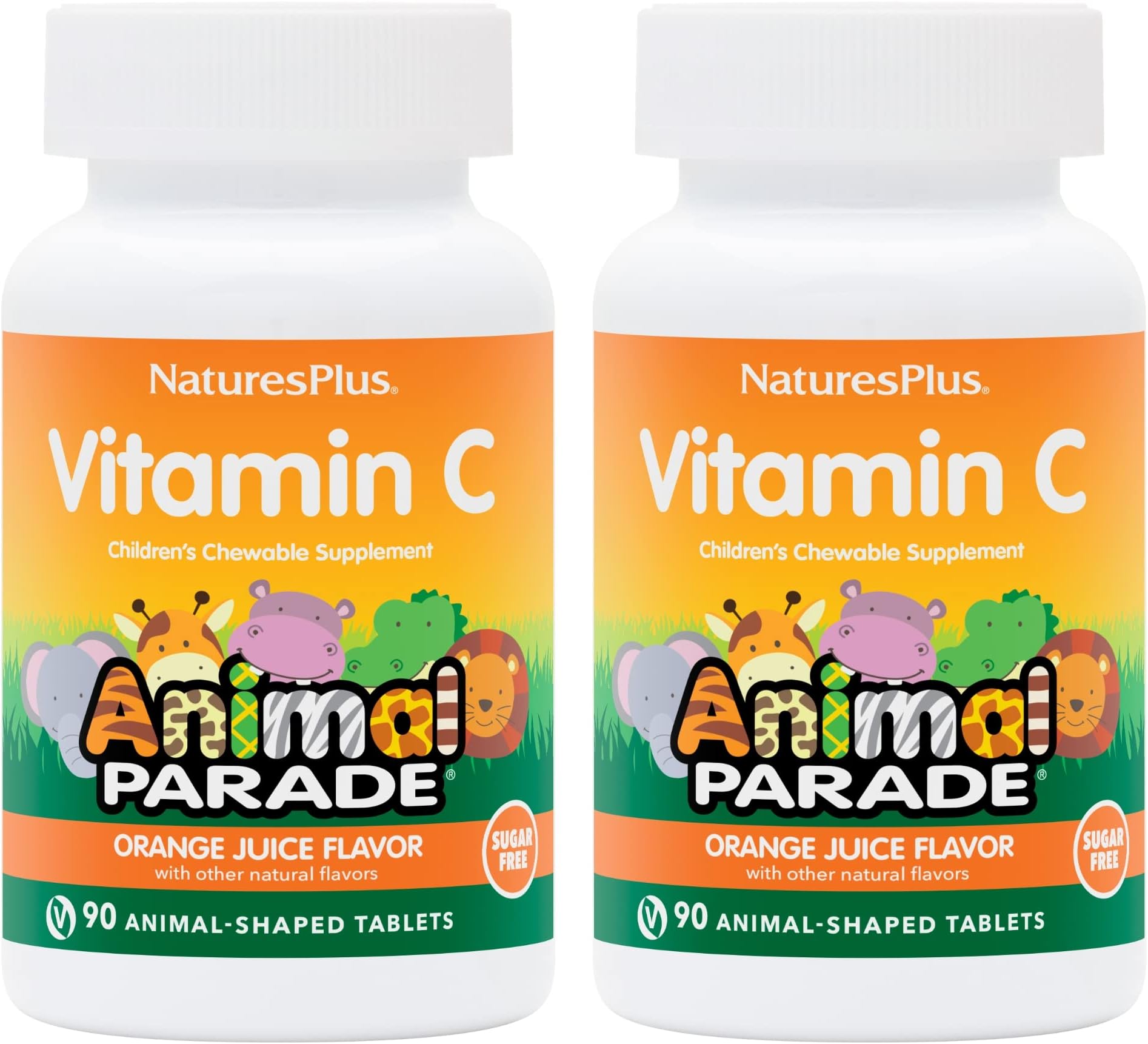 Amazon.com: NaturesPlus Animal Parade Vitamin C Children's Chewable ...