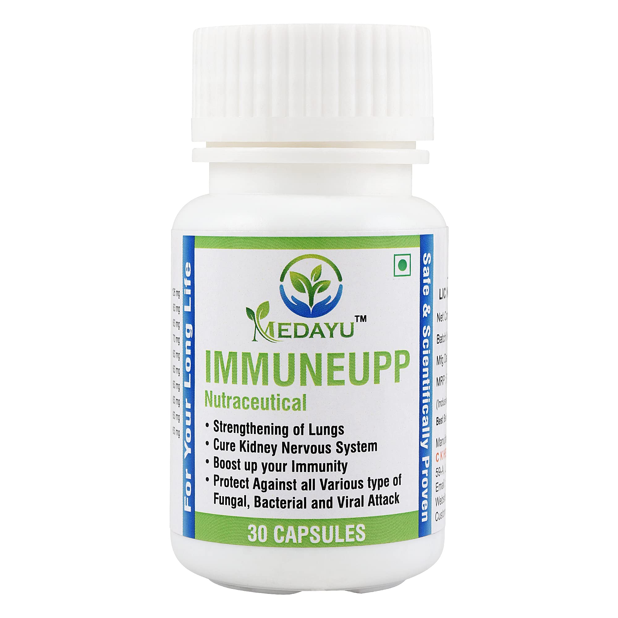 Buy Medayu al s 30 s With Goodness Of Giloy, Pippali & Shunti, Enhancer ...