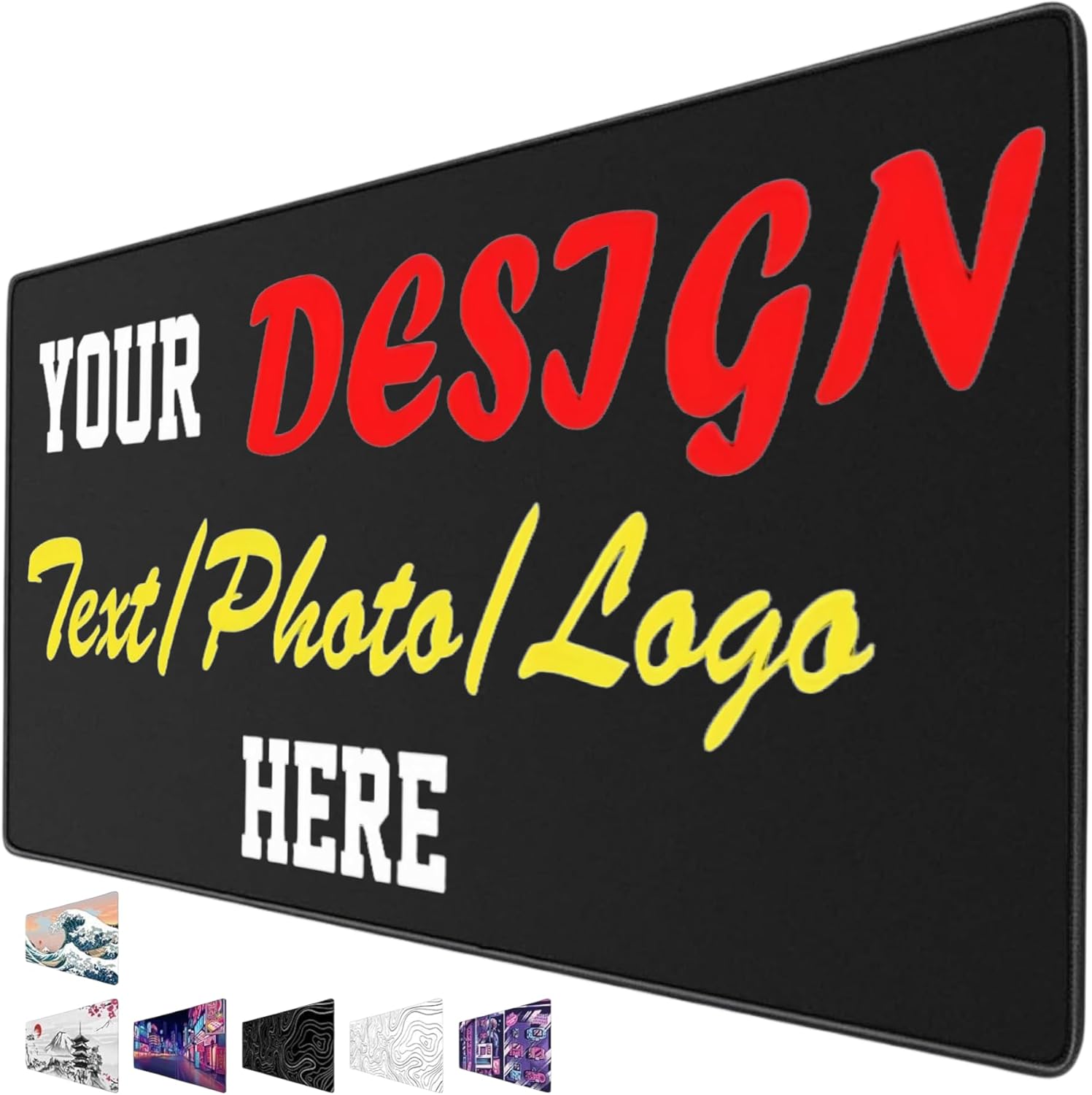 Amazon.com: Custom Mouse Pad Personalized XXL Custom Office Mouse Mat ...