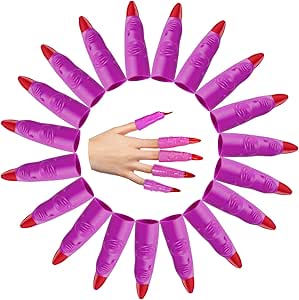 Amazon.com: Skylety 60 Pcs Halloween Witch Fingers Bulk for Reading Pointers Colorful Martian ...