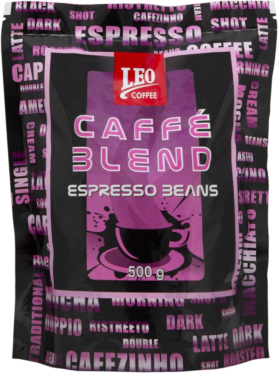 Amazon.com: Leo Retail Concepts Caffe Blend Espresso Beans 500 Grams ...