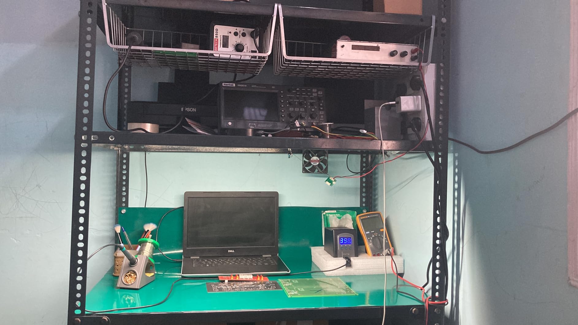 OSFT Rubber ESD Soldering Green Mat Roll 2mm Thick Anti-Static High ...