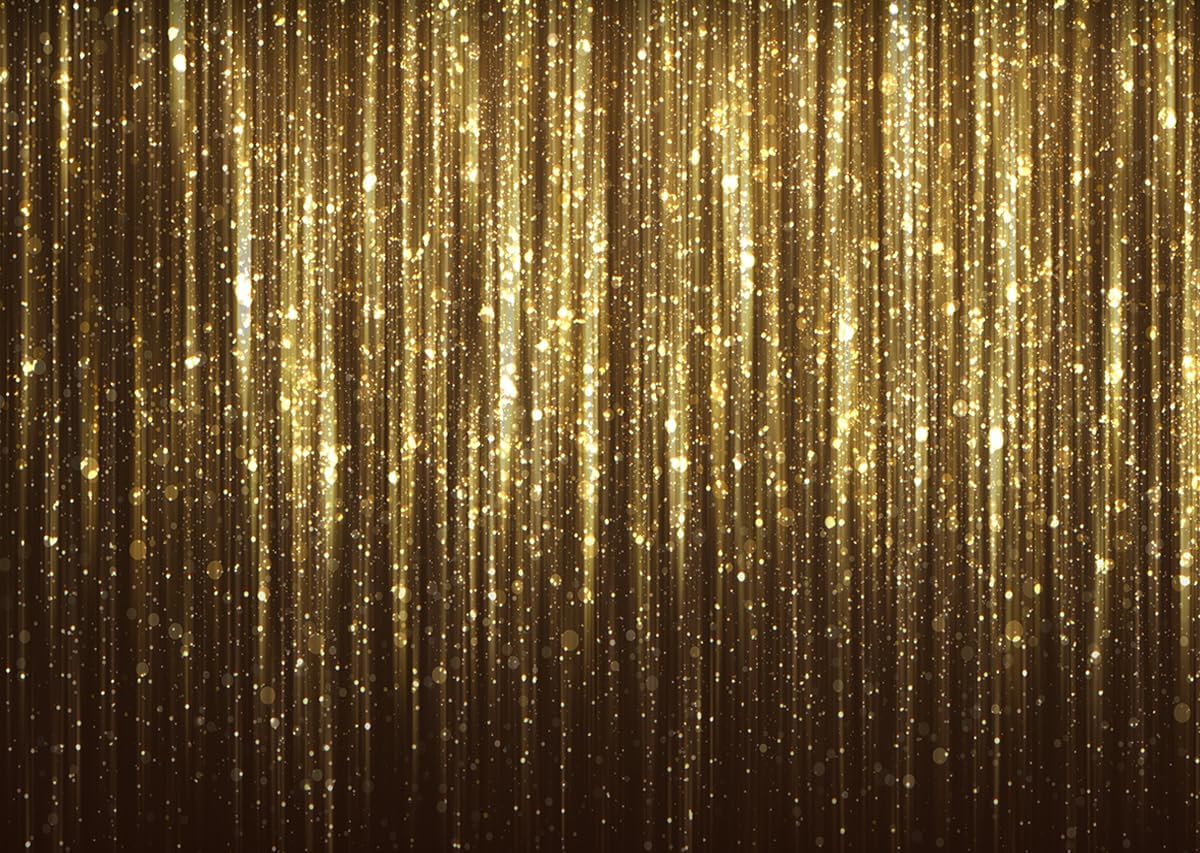 Amazon.com : 7x5ft Black and Gold Backdrop Gold Spots Backdrop Vinyl ...