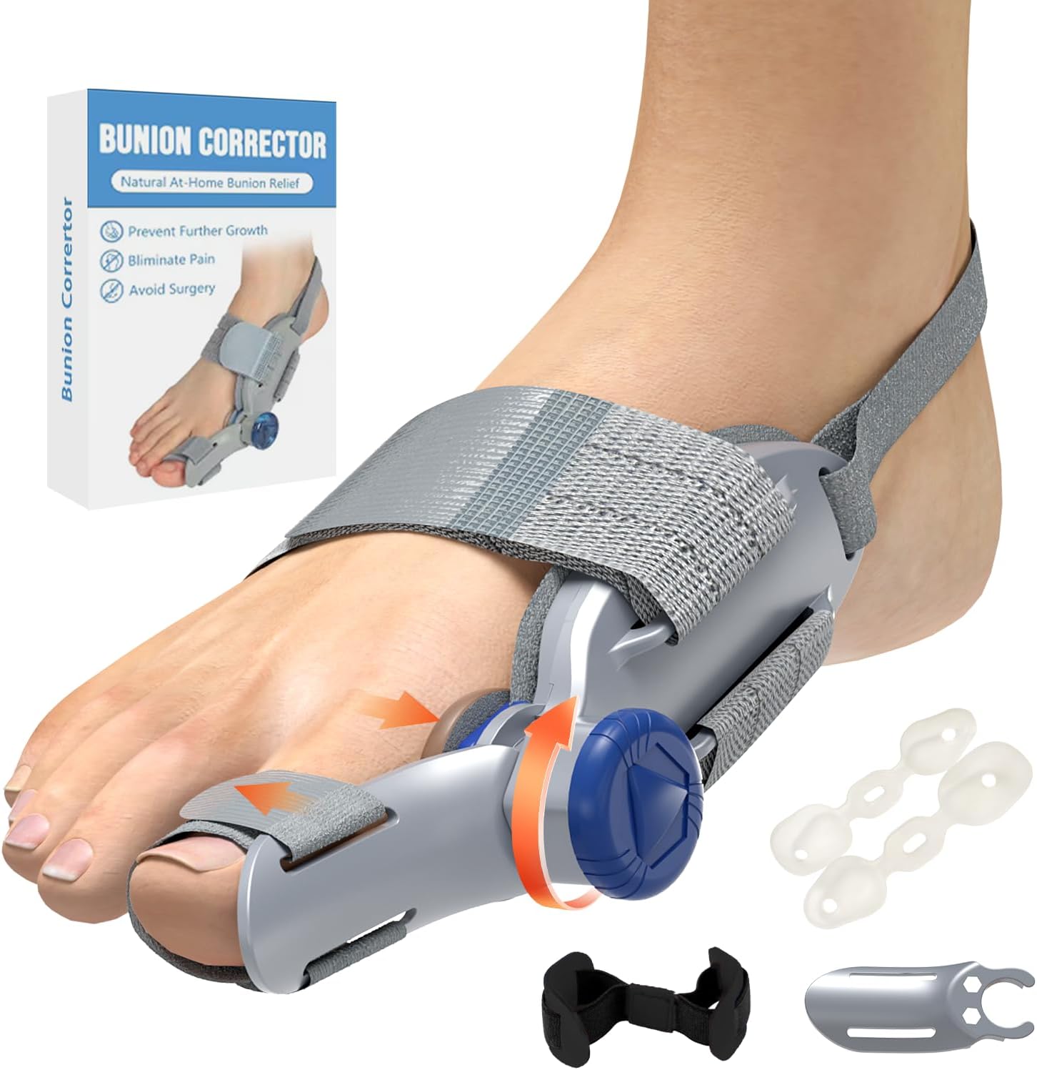 Amazon.com: Dr. Scholl's BUNION RELIEF & TOE CORRECTOR // Massaging Gel ...