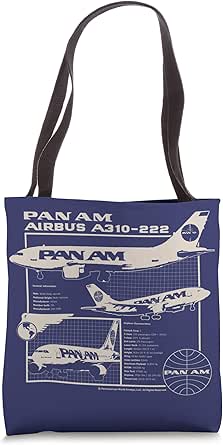 Amazon.com: Pan Am Plane General Information Tote Bag : Clothing, Shoes ...