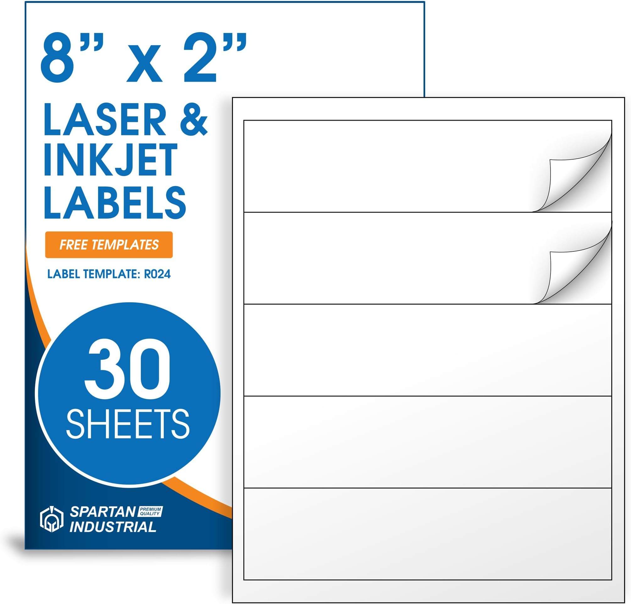 Amazon.com : Avery Glossy White Rectangle Labels, Sure Feed Technology ...