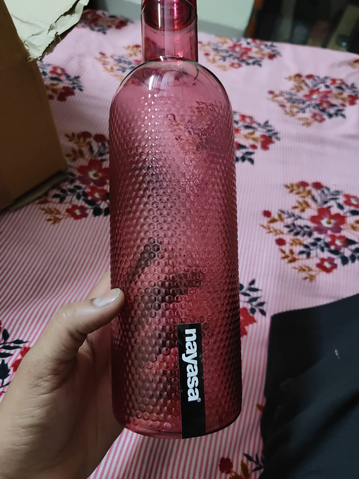 Nayasa Supar Plastic Bono Water Bottle 1000 ML Set of 6 by Bansal Group ...