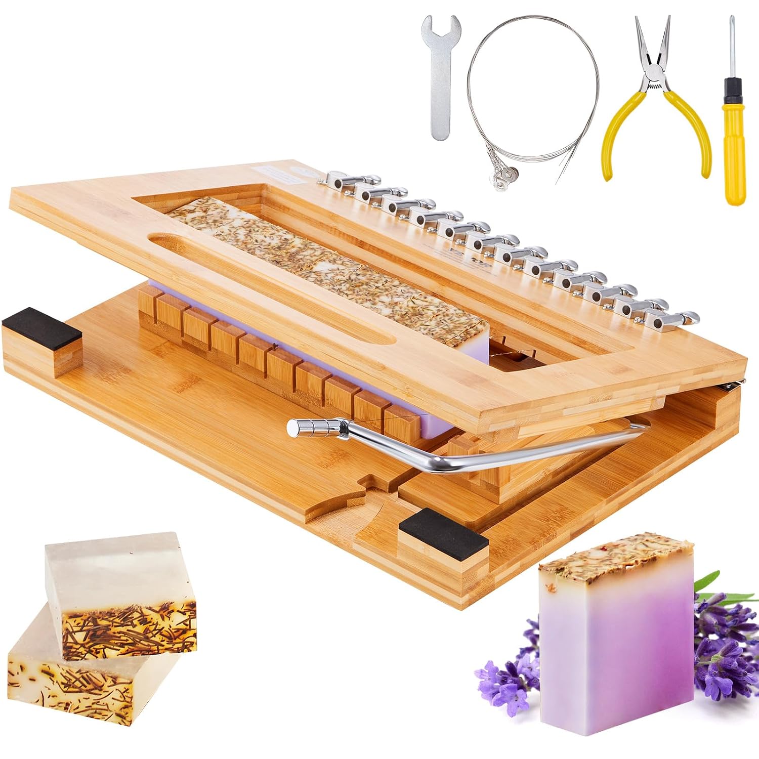 VEVOR Soap Cutter, Cut 1-12 Bars, Precisely and Accurately Cut 1 Inch ...