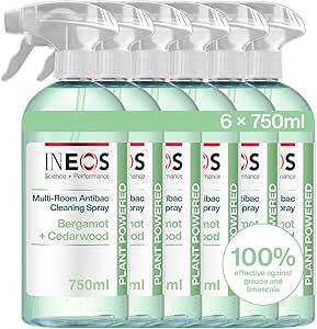 INEOS Next-Gen Cleaning Antibac Spray, 4.5L (750ml x 6), Multi-Room ...