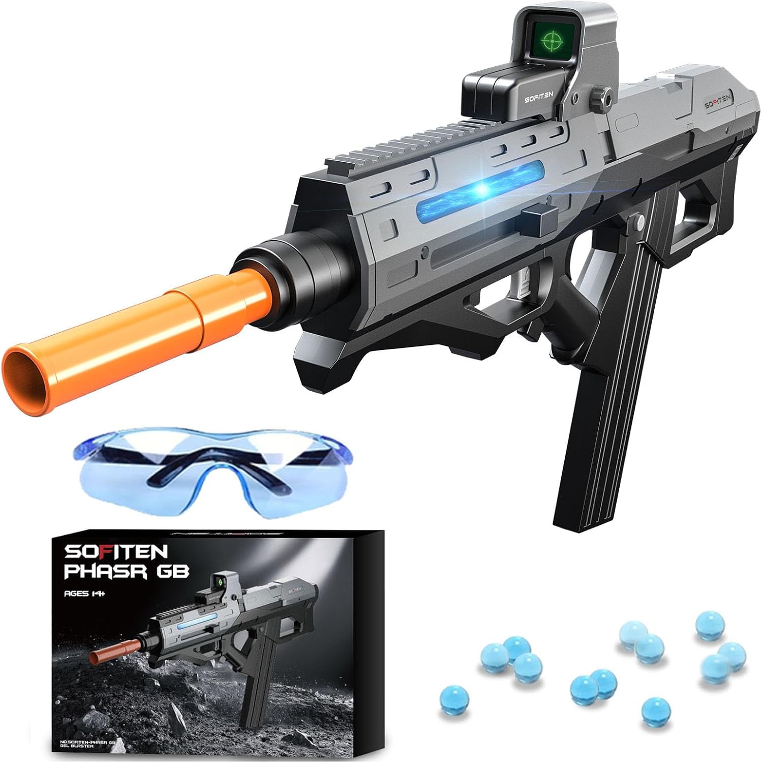 Amazon.com: SOFITEN Automic Gel Ball Blaster High Speed of 180+FPS Gel ...