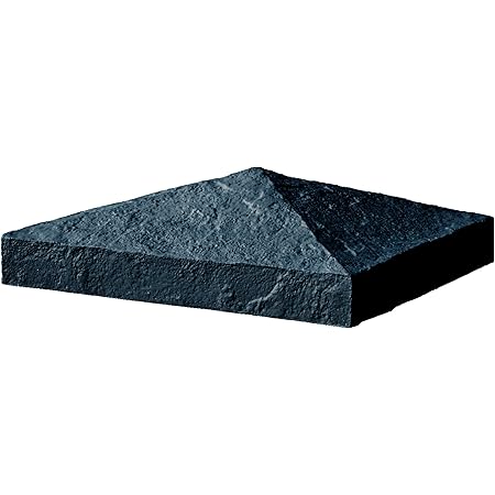 NextStone Faux Stone Post Cover Cap 10" x 10" - Onyx for Home ...