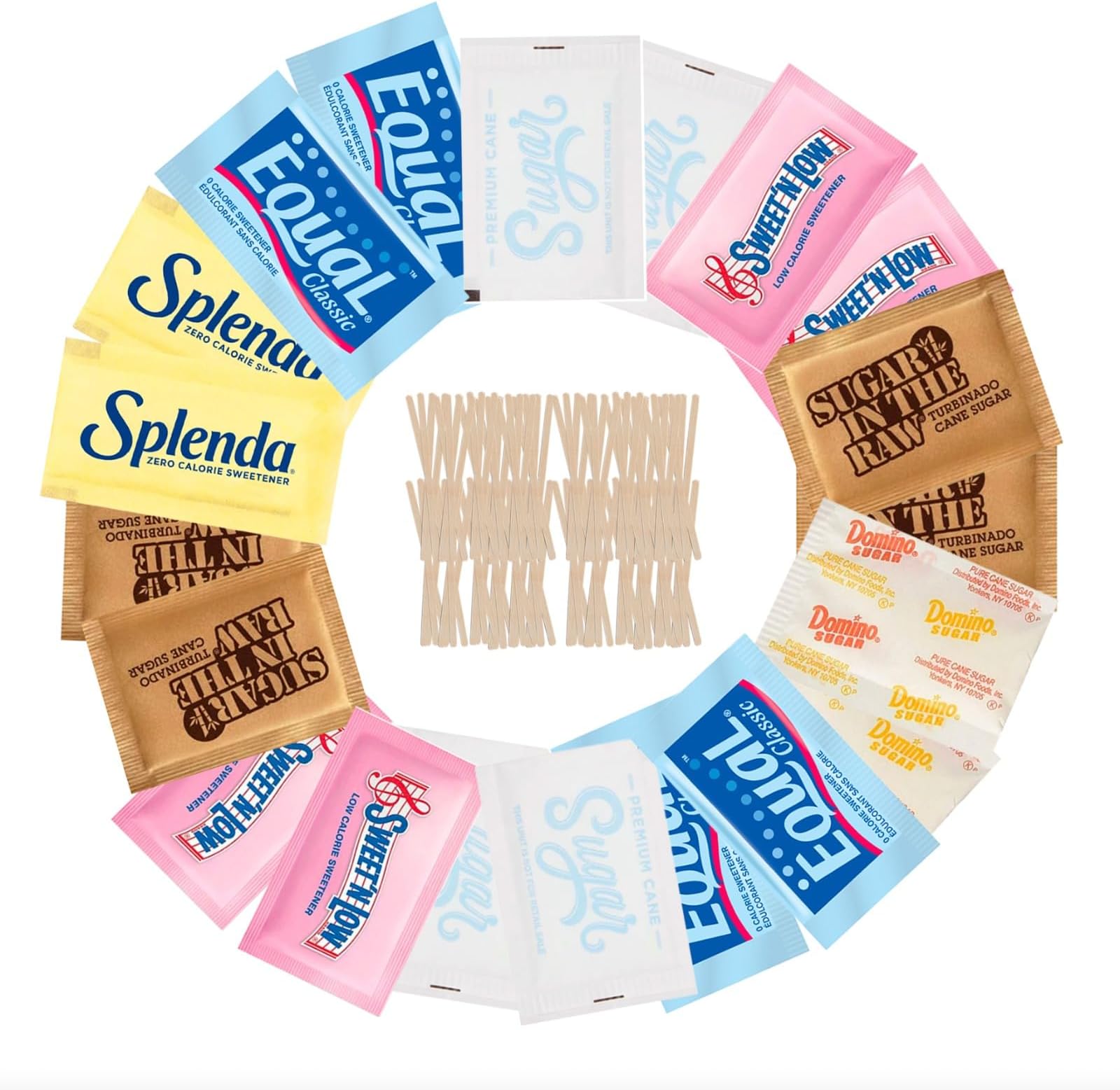 Amazon.com: Sugar & Sweetener Assortment Packets Splenda, Sweet'N Low ...