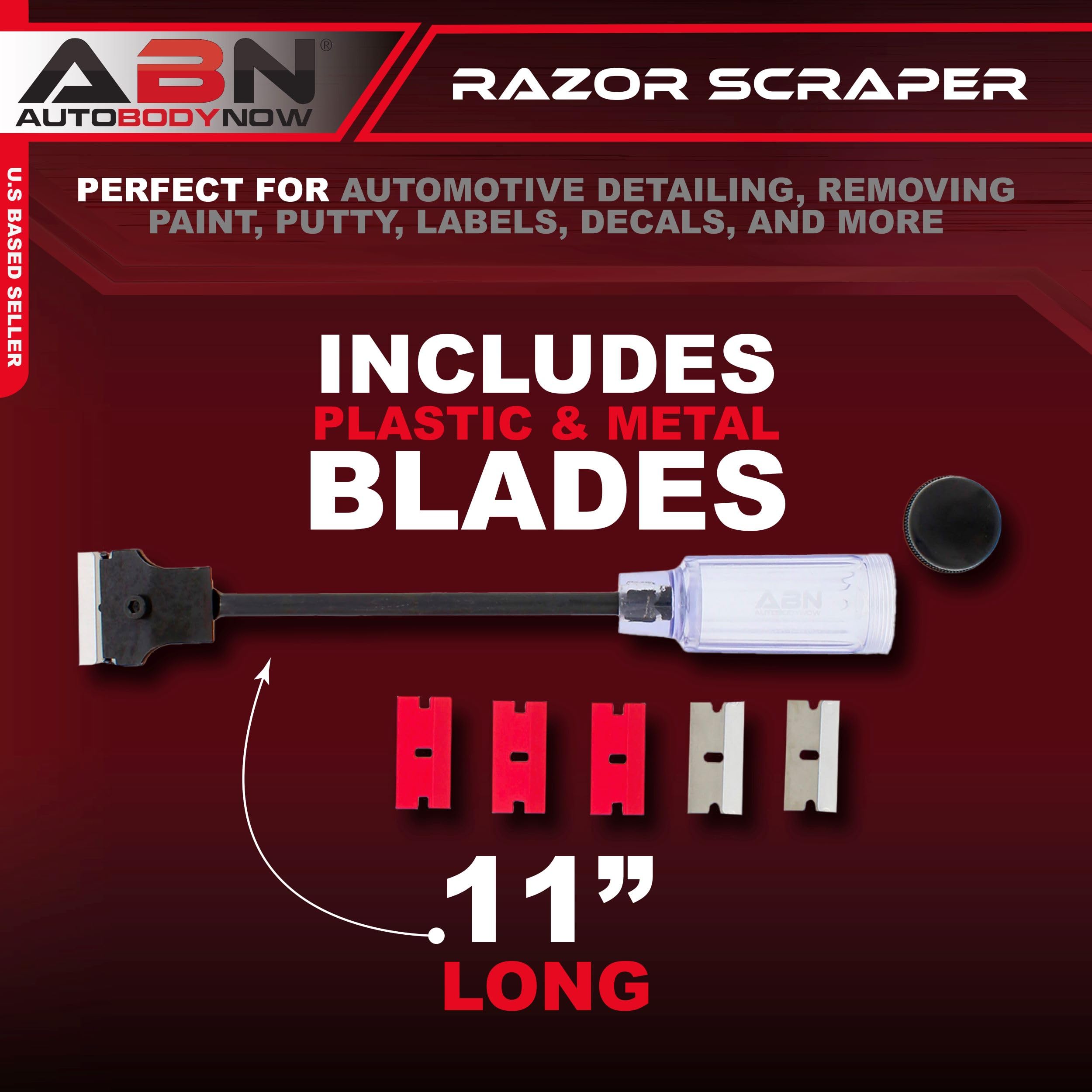 Snapklik.com : ABN 11in Long Reach Razor Blade Scraper & Plastic/Metal ...
