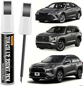 Magnetic Gray Metallic 1G3 Compatible with Toyota 2-in-1 Touch Up Paint ...